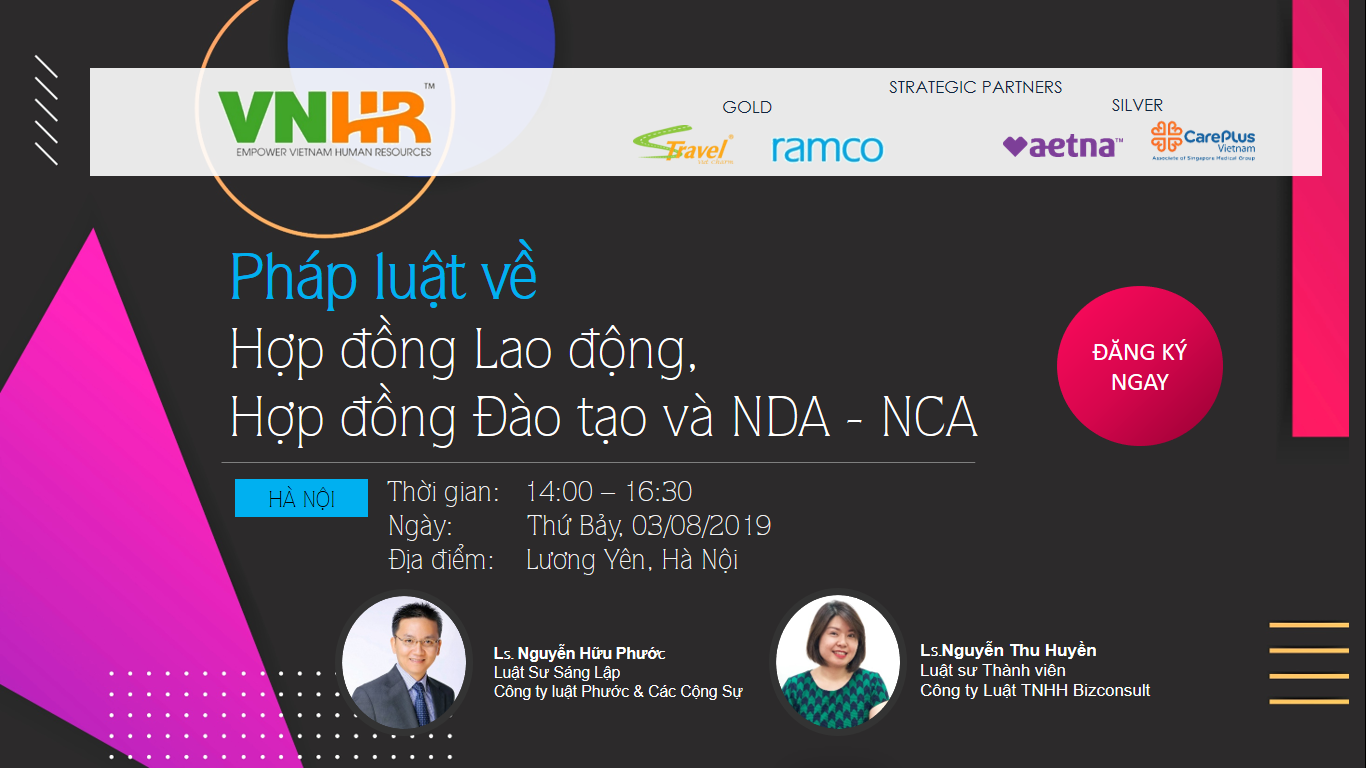 Pháp luật về Hợp đồng Lao động, Hợp đồng Đào tạo và NDA – NCA